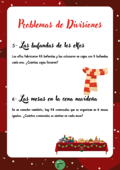 Problemas de Divisiones Especial Navidad -Orientacion Andujar
