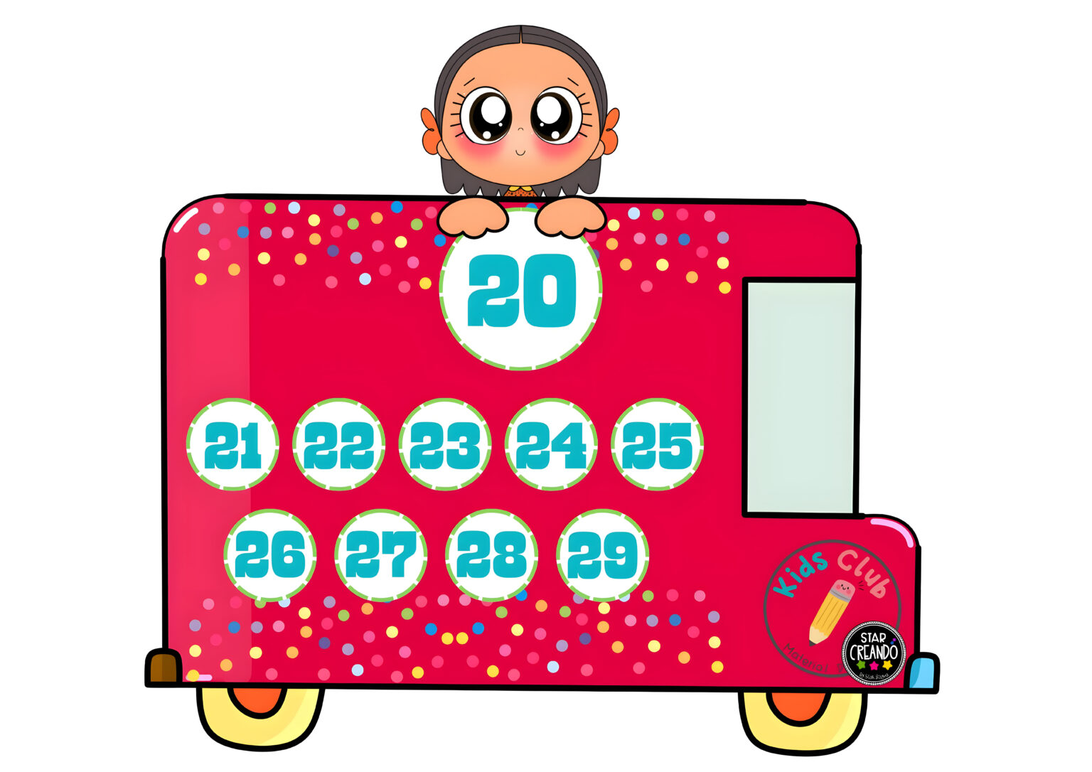 El autobús de las familias de los números -Orientacion Andujar