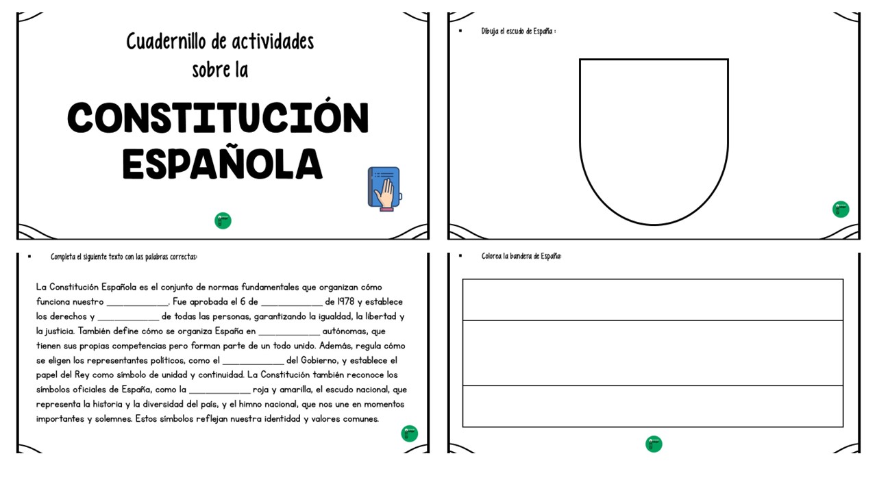 Hojas De Trabajo Imprimibles Sobre La Constitución