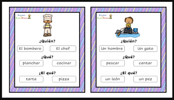 Preciosas láminas para trabajar la expresión oral - Orientacion Andujar