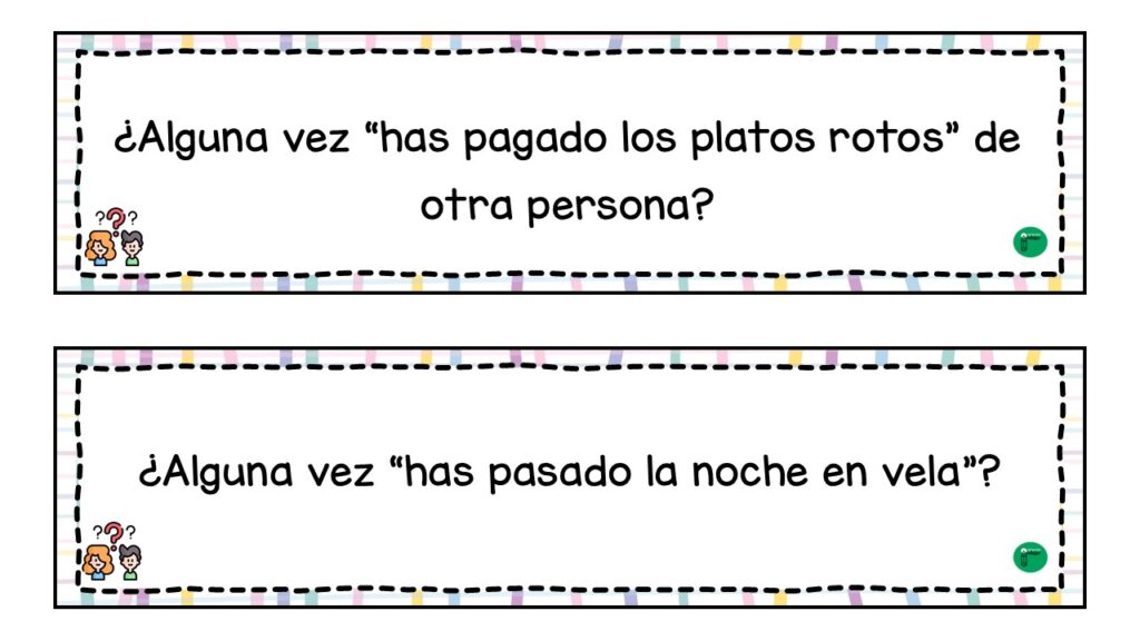 Estimulación del lenguaje: Preguntas con frases hechas -Orientacion Andujar