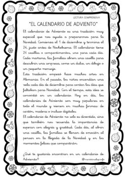 3 Lecturas comprensivas y actividades NAVIDEÑAS -Orientacion Andujar
