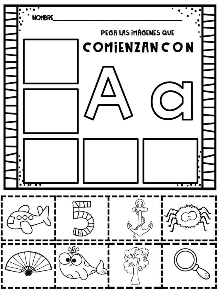 Aprendo las vocales recorta y pega manipulativo didáctico -Orientacion ...