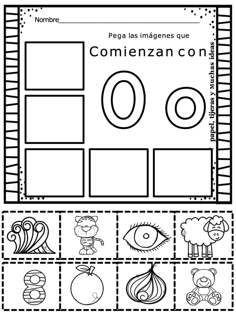 Aprendo las vocales recorta y pega manipulativo didáctico -Orientacion ...