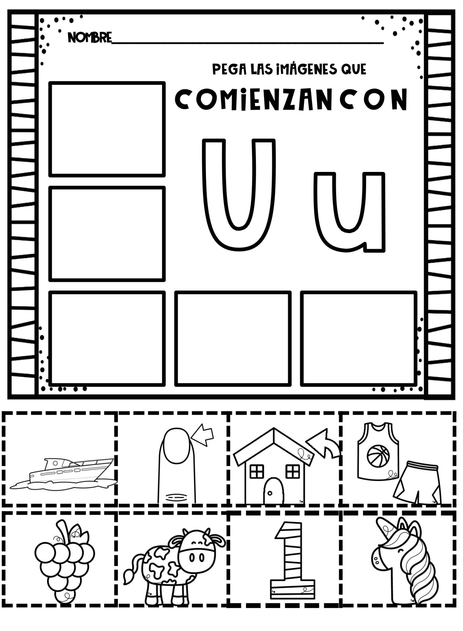 Aprendo las vocales recorta y pega manipulativo didáctico -Orientacion ...
