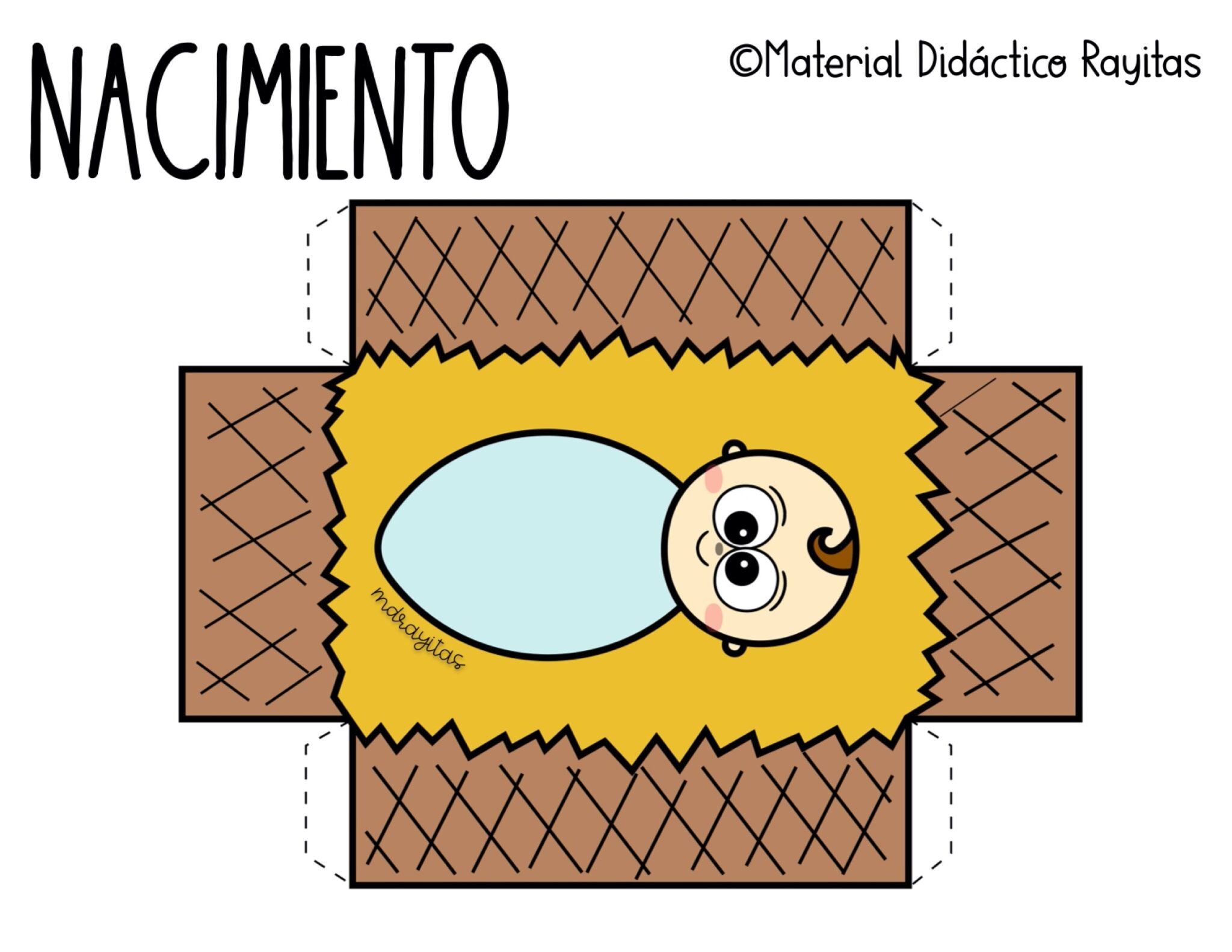 Bonitos Recortables para hacer nuestro Belén de Navidad -Orientacion ...