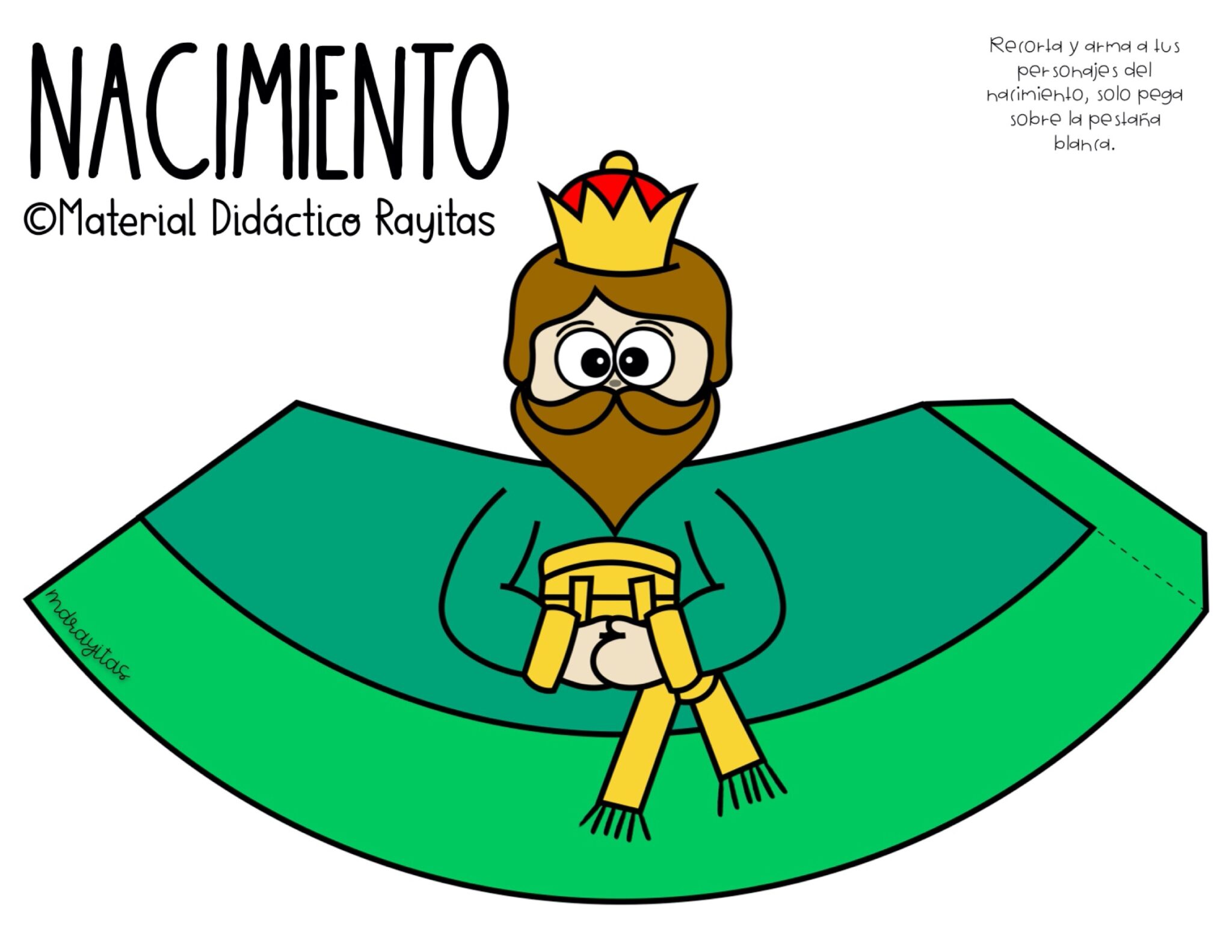 Bonitos Recortables para hacer nuestro Belén de Navidad -Orientacion ...