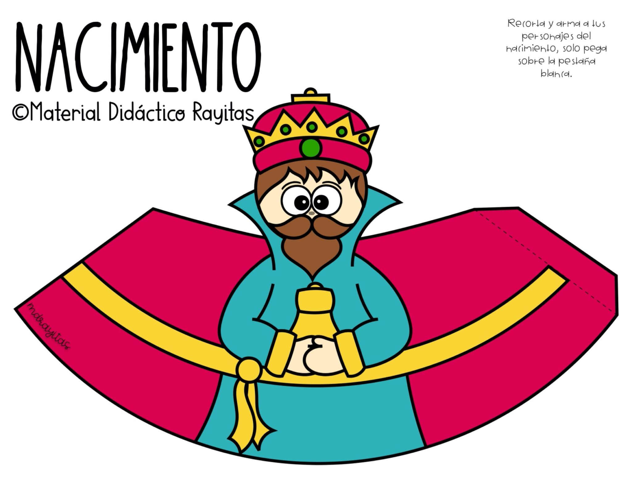 Bonitos Recortables para hacer nuestro Belén de Navidad -Orientacion ...