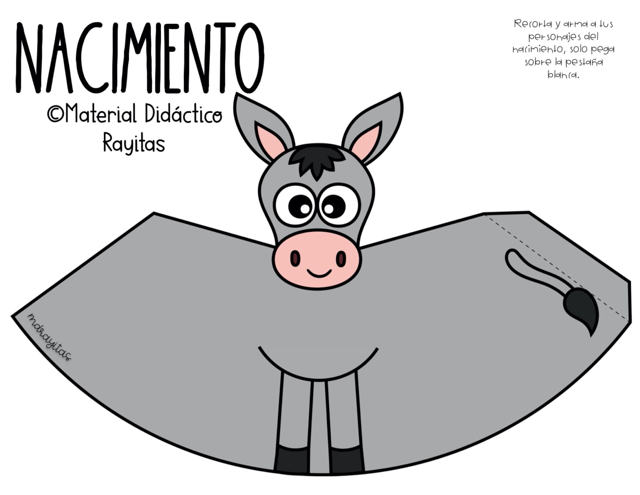 Bonitos Recortables para hacer nuestro Belén de Navidad -Orientacion ...