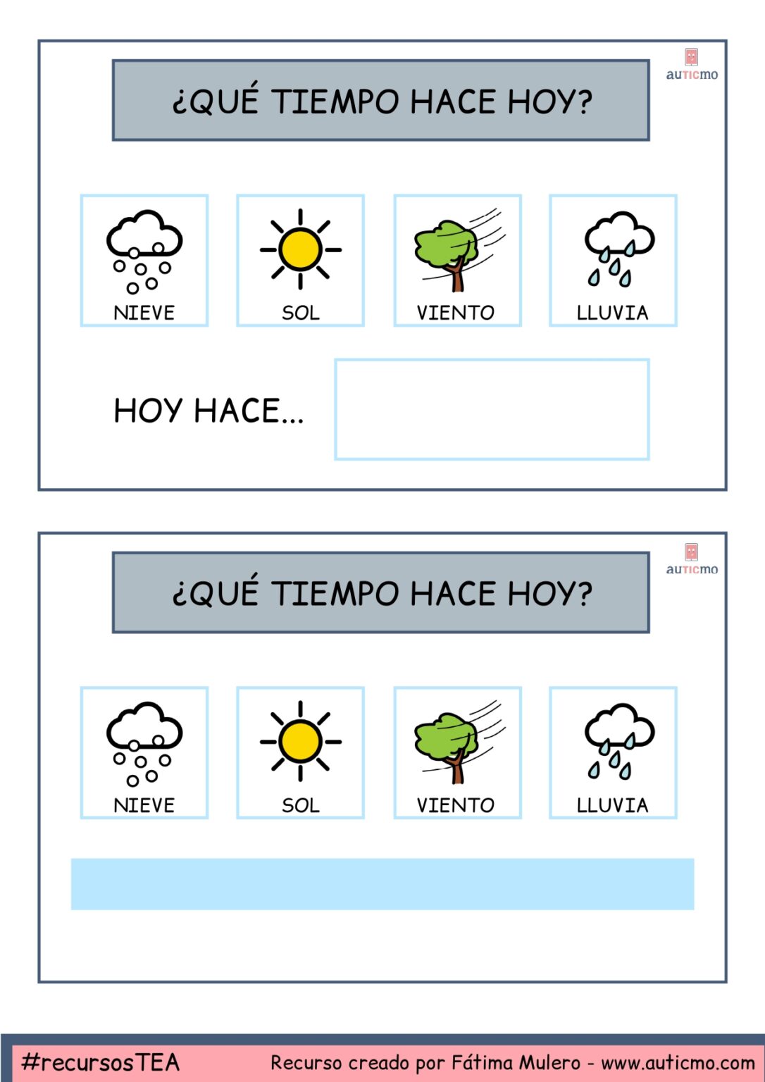 Plantillas Rutinas diarias con apoyos visuales TEA -Orientacion Andujar