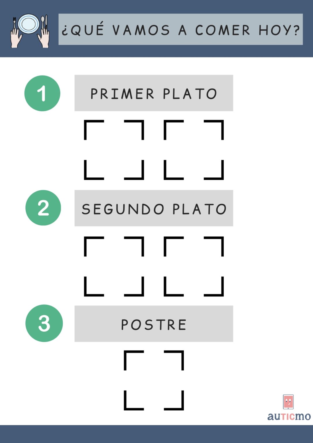 Plantillas Rutinas diarias con apoyos visuales TEA -Orientacion Andujar