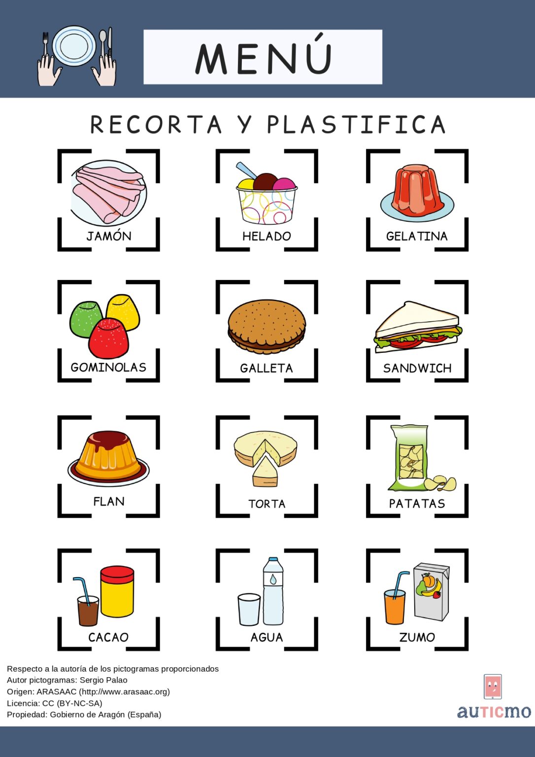 Plantillas Rutinas diarias con apoyos visuales TEA -Orientacion Andujar