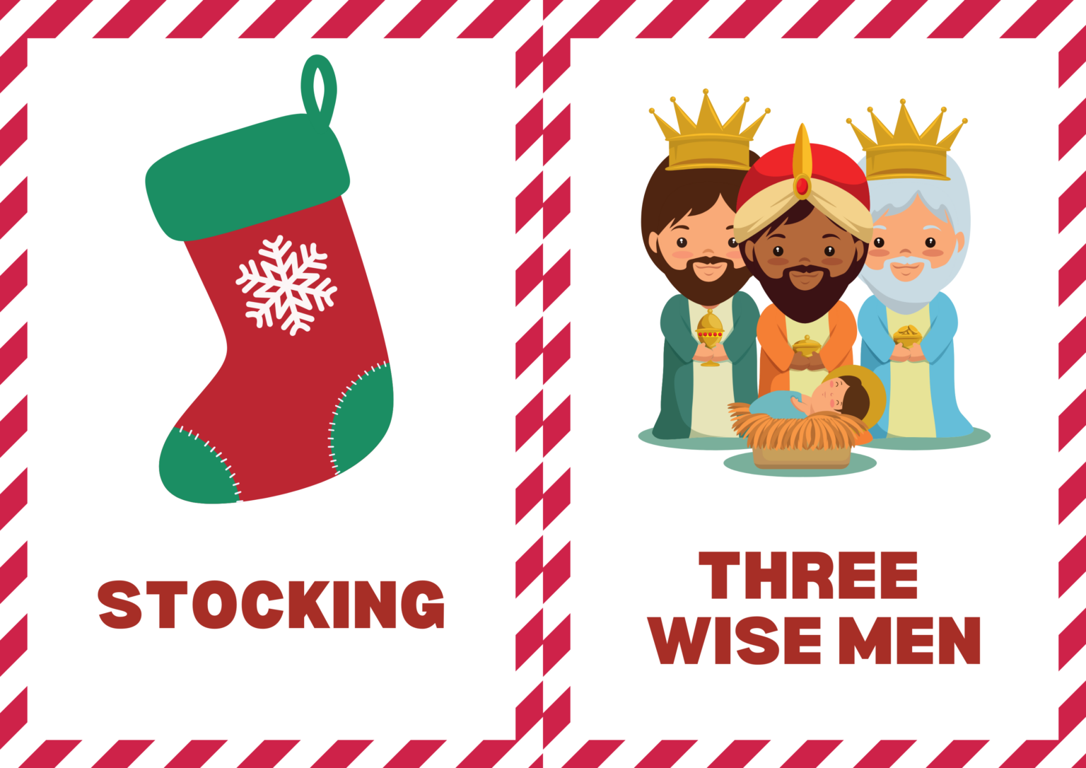 Tarjetas de Navidad en inglés con pictogramas para imprimir y decorar ...