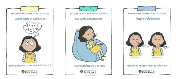 Técnicas de relajación para volver a la calma con pictogramas ...