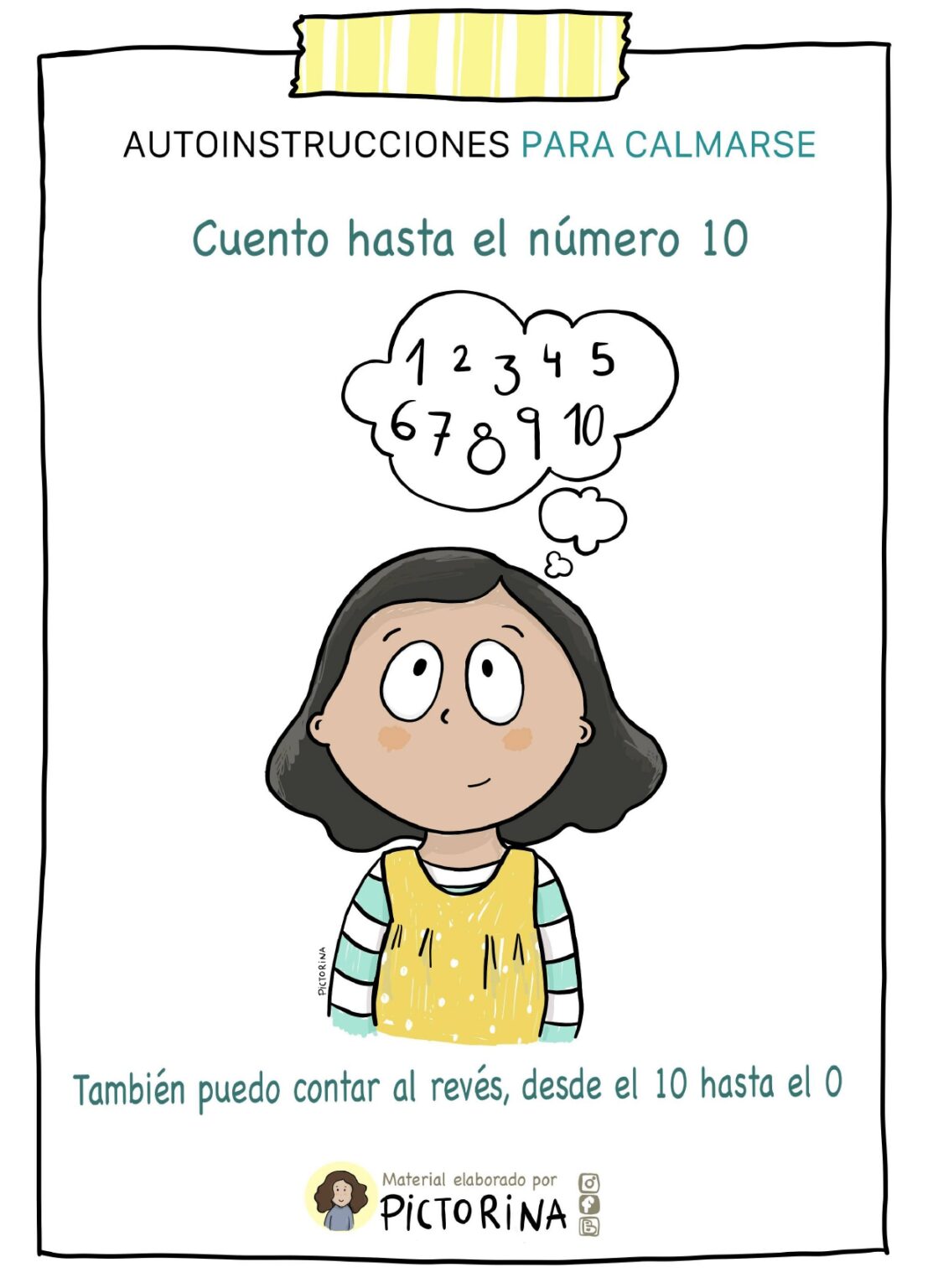 Técnicas de relajación para volver a la calma con pictogramas ...