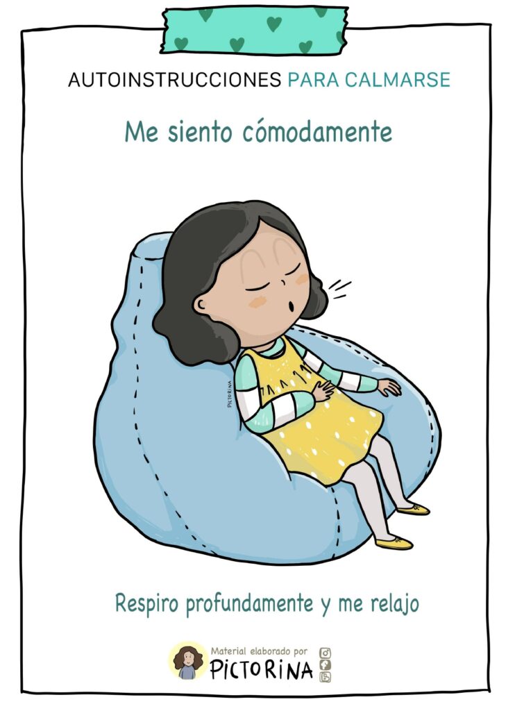 Técnicas de relajación para volver a la calma con pictogramas ...