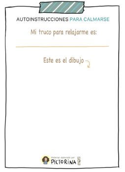 Técnicas de relajación para volver a la calma con pictogramas -Orientacion Andujar
