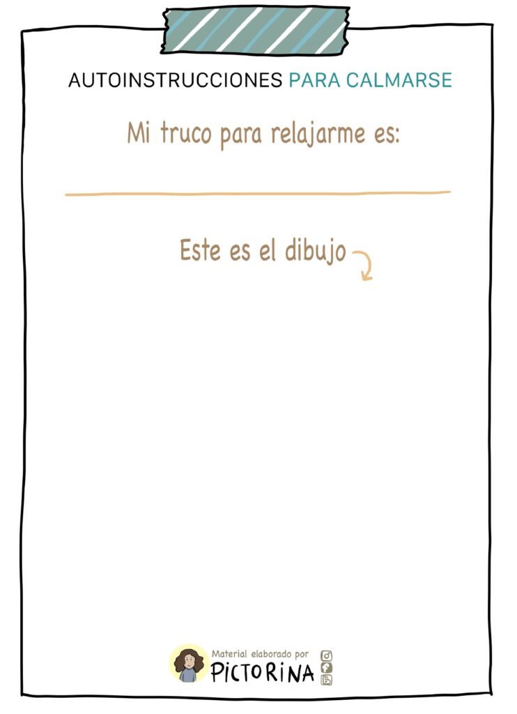 Técnicas de relajación para volver a la calma con pictogramas ...