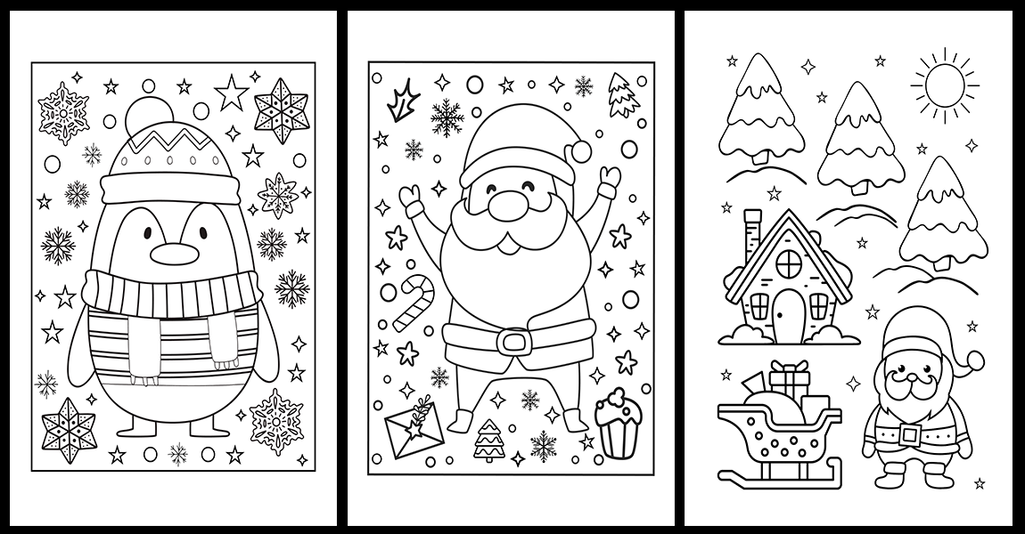 Dibujos para colorear durante las vacaciones de Navidad -Orientacion ...