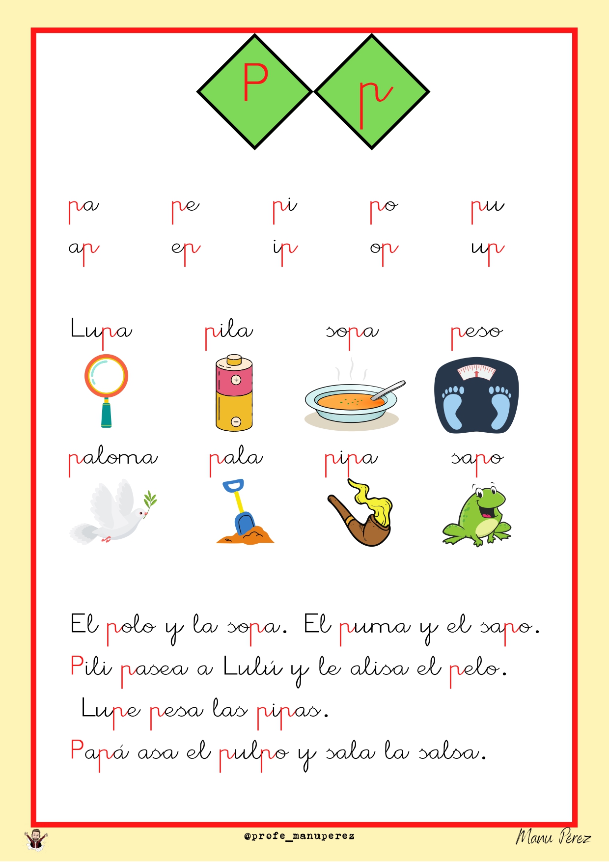 Cartilla de lectura 1º primaria todas las letras + sinfones ...