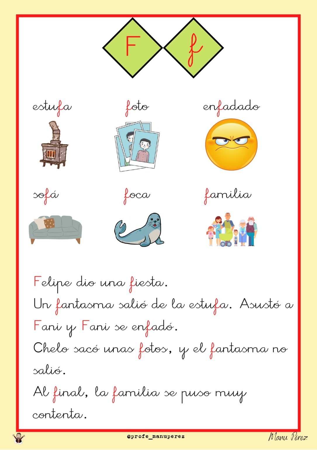 Cartilla de lectura 1º primaria todas las letras + sinfones ...