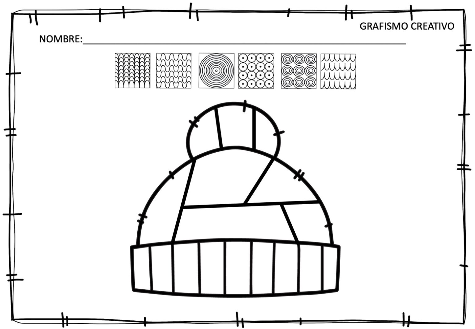 Cuaderno de grafismo creativo especial invierno -Orientacion Andujar