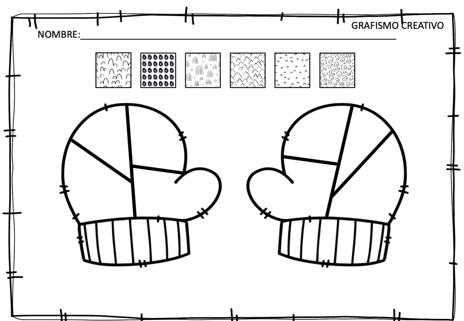 Cuaderno de grafismo creativo especial invierno -Orientacion Andujar