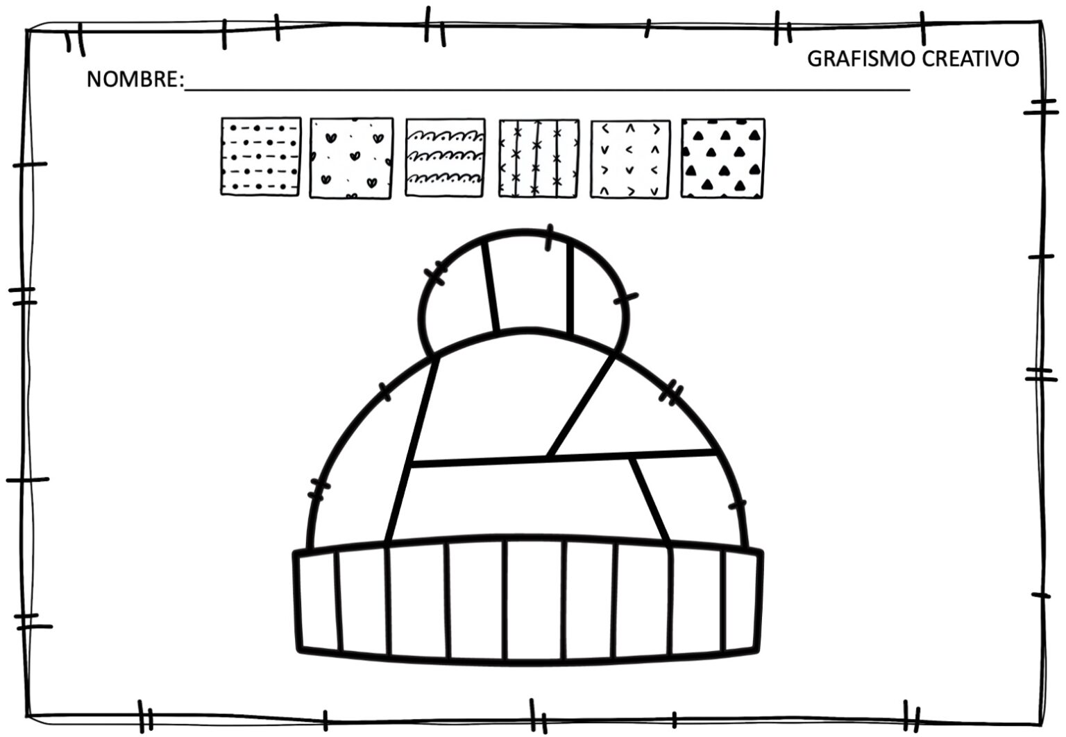 Cuaderno de grafismo creativo especial invierno -Orientacion Andujar