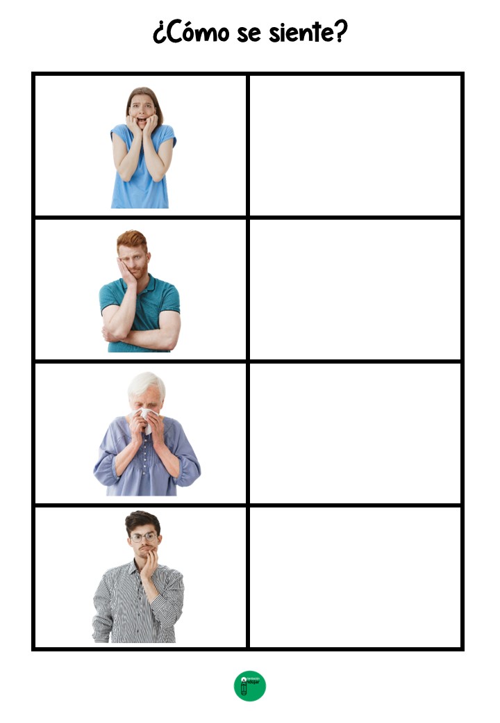 Material TEACCH para trabajar las emociones: ¿Cómo se siente ...