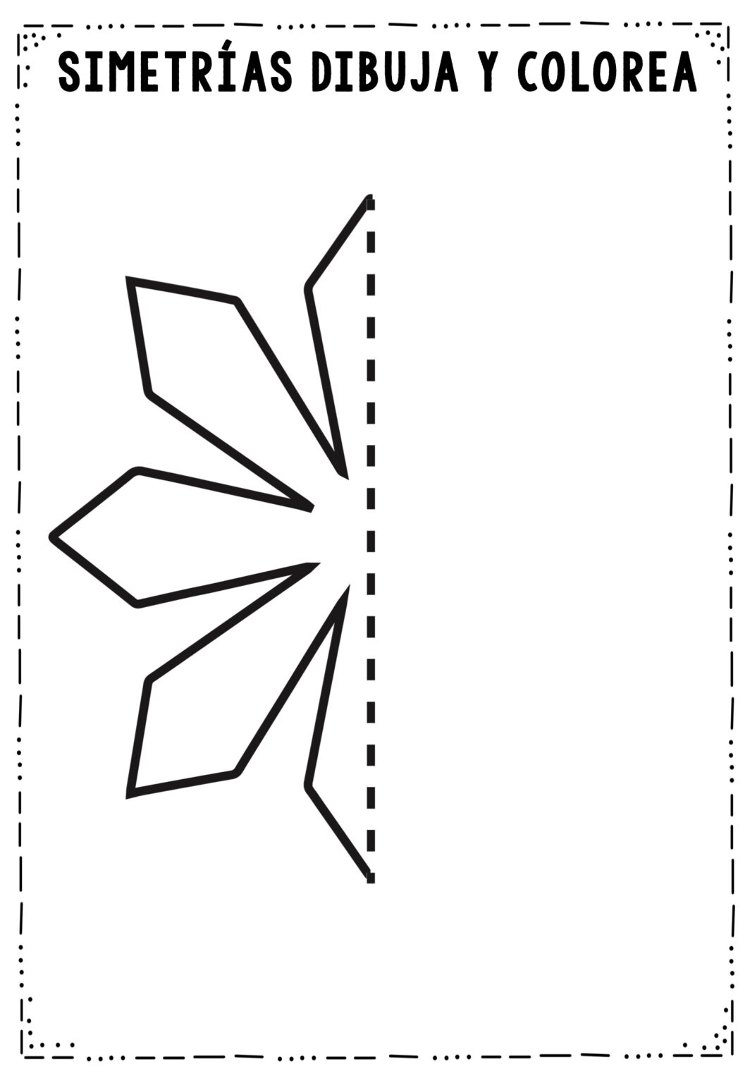 INVIERNO trabajamos la atención visual con estos dibujos de simetrías ...