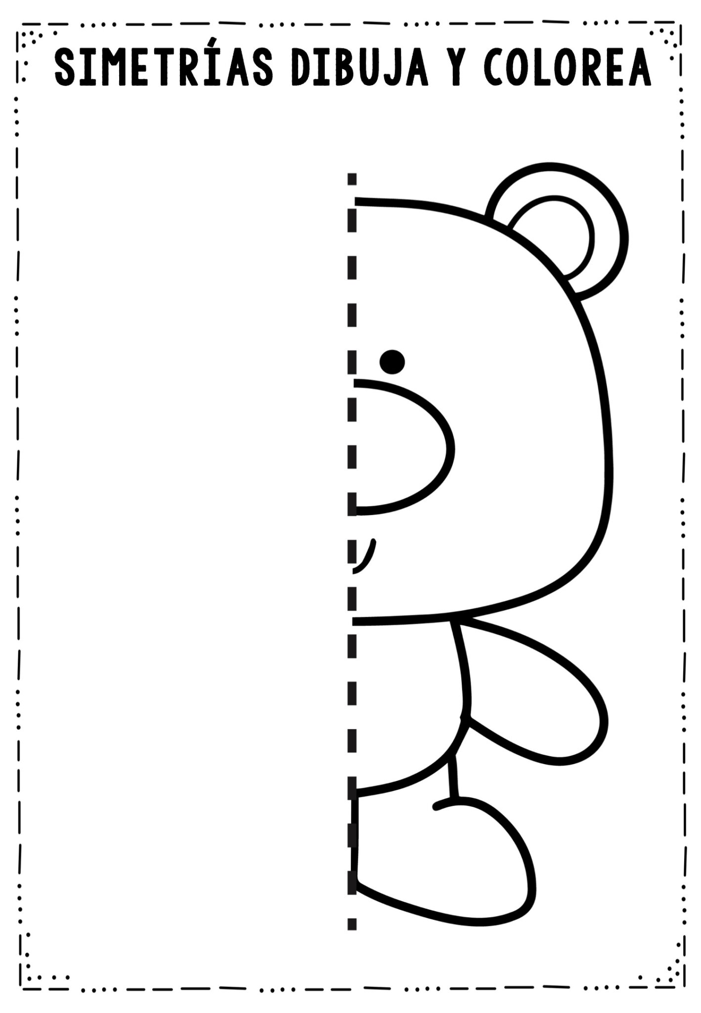 INVIERNO trabajamos la atención visual con estos dibujos de simetrías ...