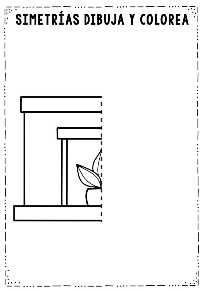 INVIERNO trabajamos la atención visual con estos dibujos de simetrías ...