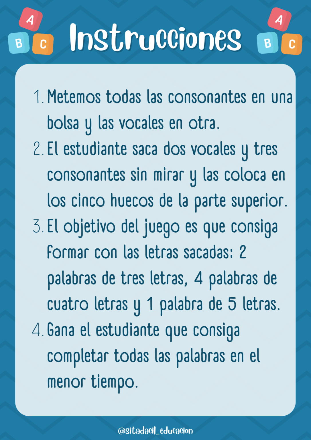 ️ Letra a letra divertido juego para trabajar el vocabulario ...