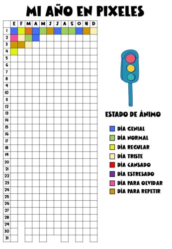 MI AÑO EN PIXELES VARIOS MODELOS BYN Y COLOR -Orientacion Andujar