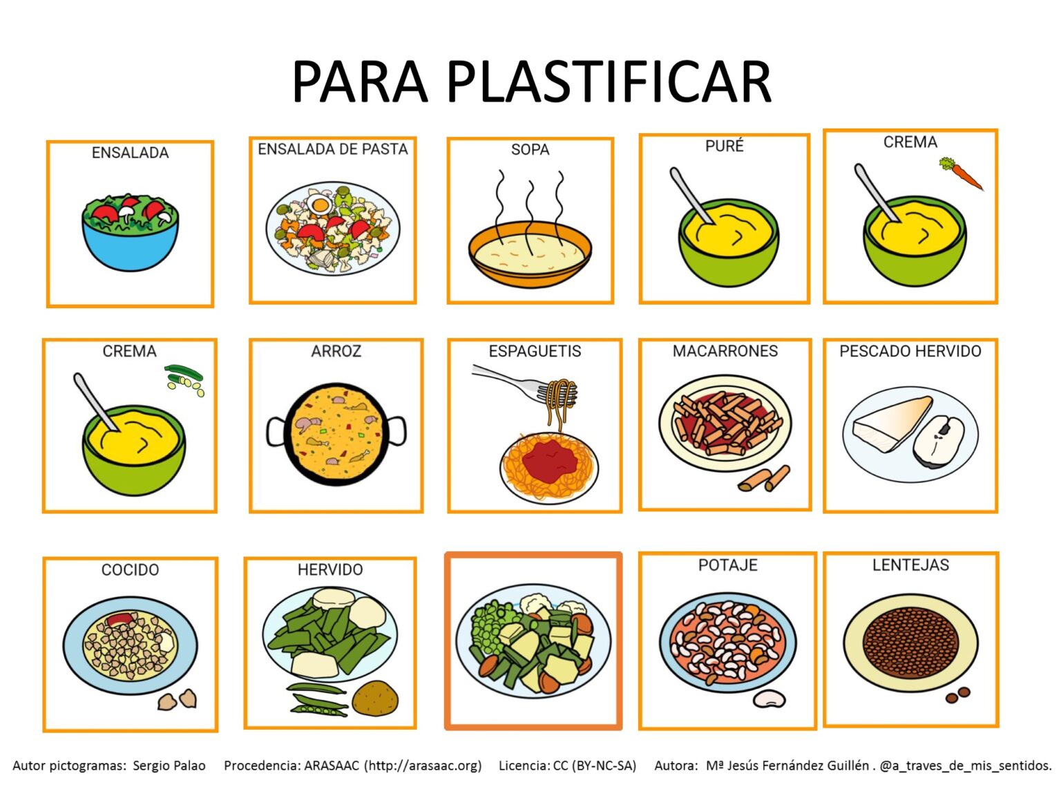 Material TEA agendas adaptadas diarias 6 niveles -Orientacion Andujar