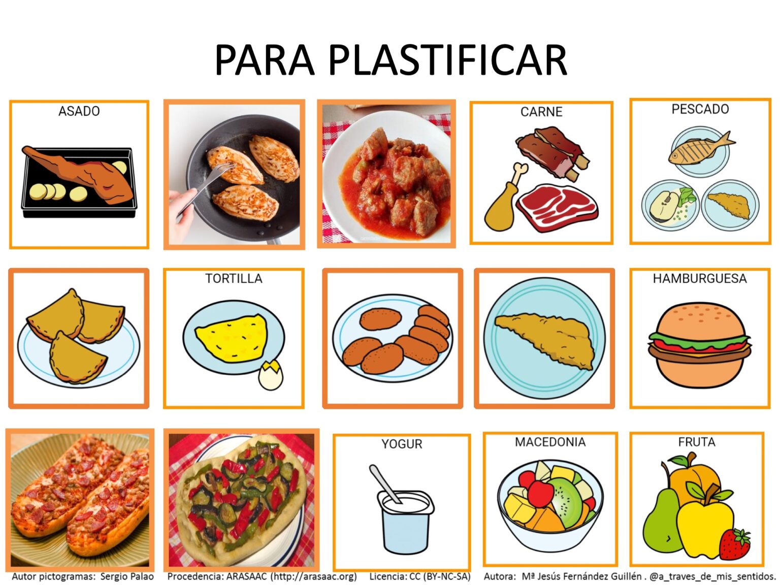 Material TEA agendas adaptadas diarias 6 niveles -Orientacion Andujar