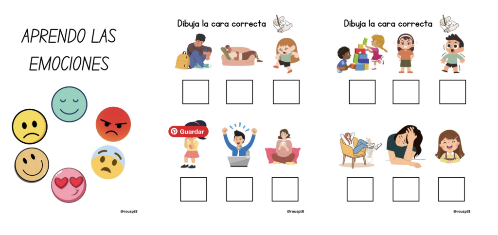 Material sencillo para trabajar las emociones - Orientacion Andujar Material sencillo para trabajar las emociones - Orientacion Andujar