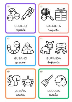 LECTURA DE PRIMERAS PALABRAS Colorea la imagen correcta -Orientacion ...