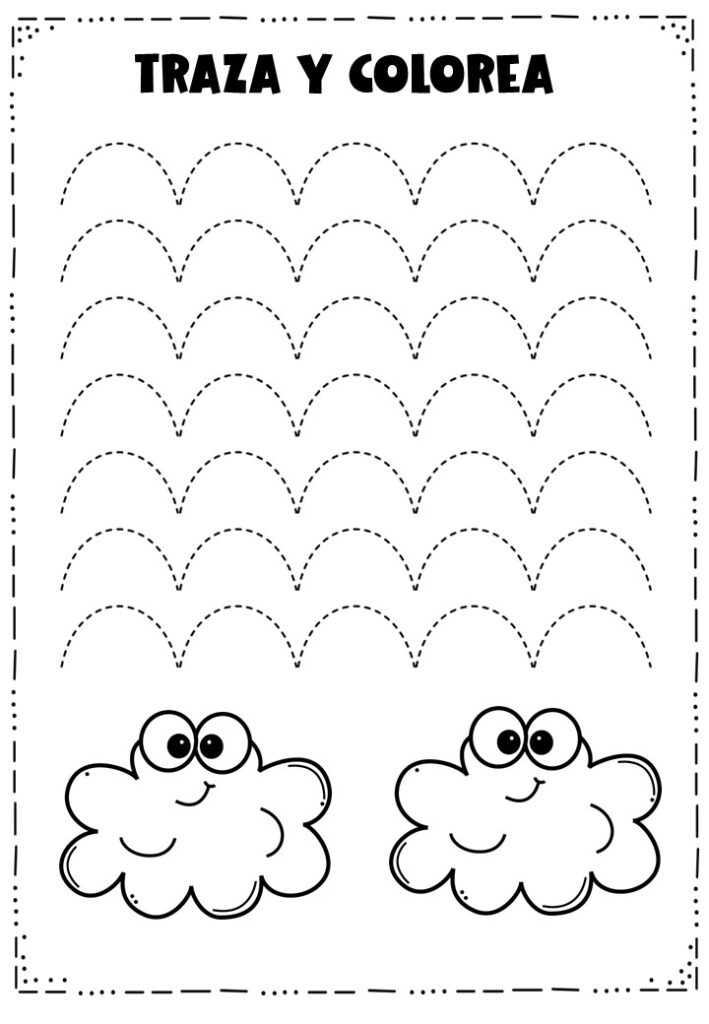 TRAZA Y COLOREA ESPECIAL GRAFOMOTRICIDAD EN INFANTIL -Orientacion Andujar