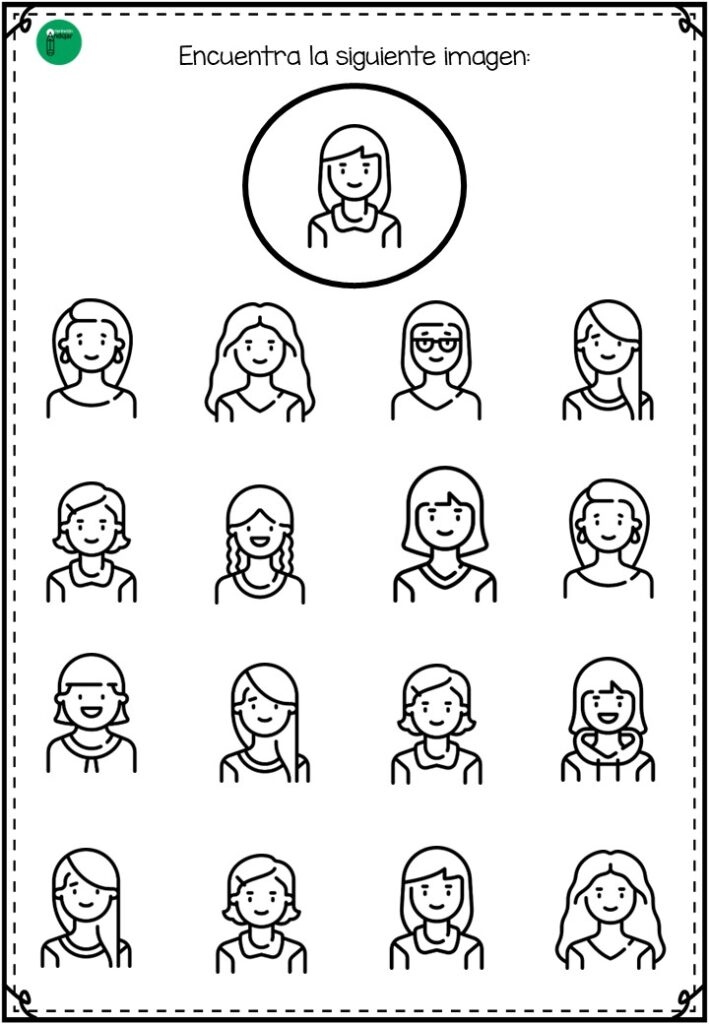 Fichas de rastreo visual para ejercitar la atención -Orientacion Andujar