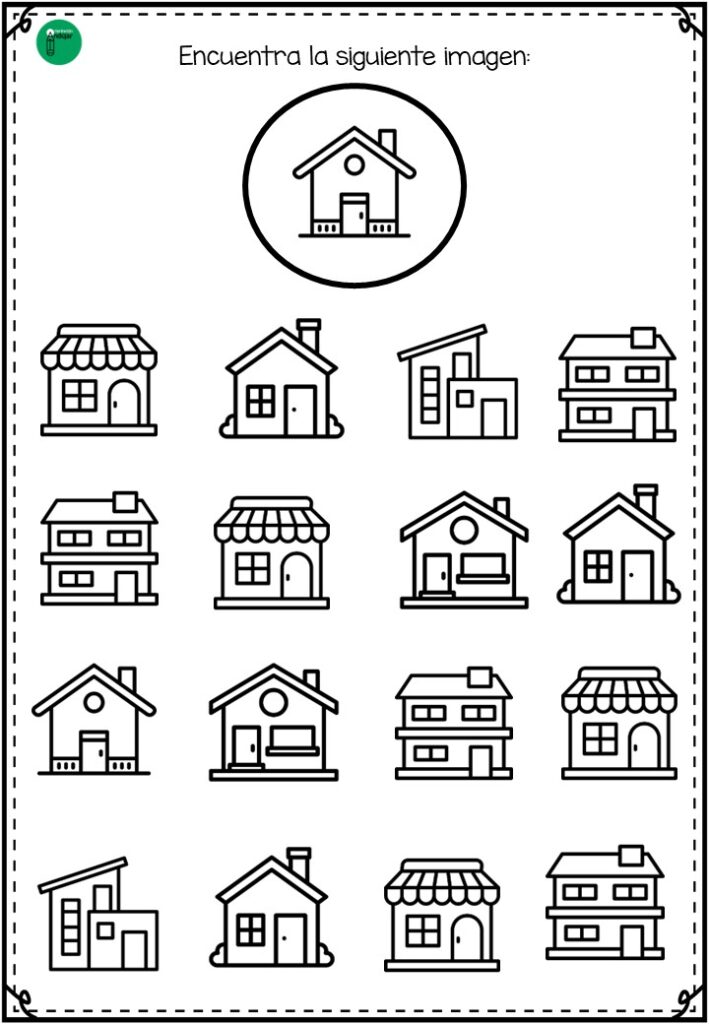 Fichas de rastreo visual para ejercitar la atención -Orientacion Andujar