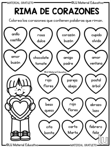 6 actividades variadas para san Valentín - Orientacion Andujar