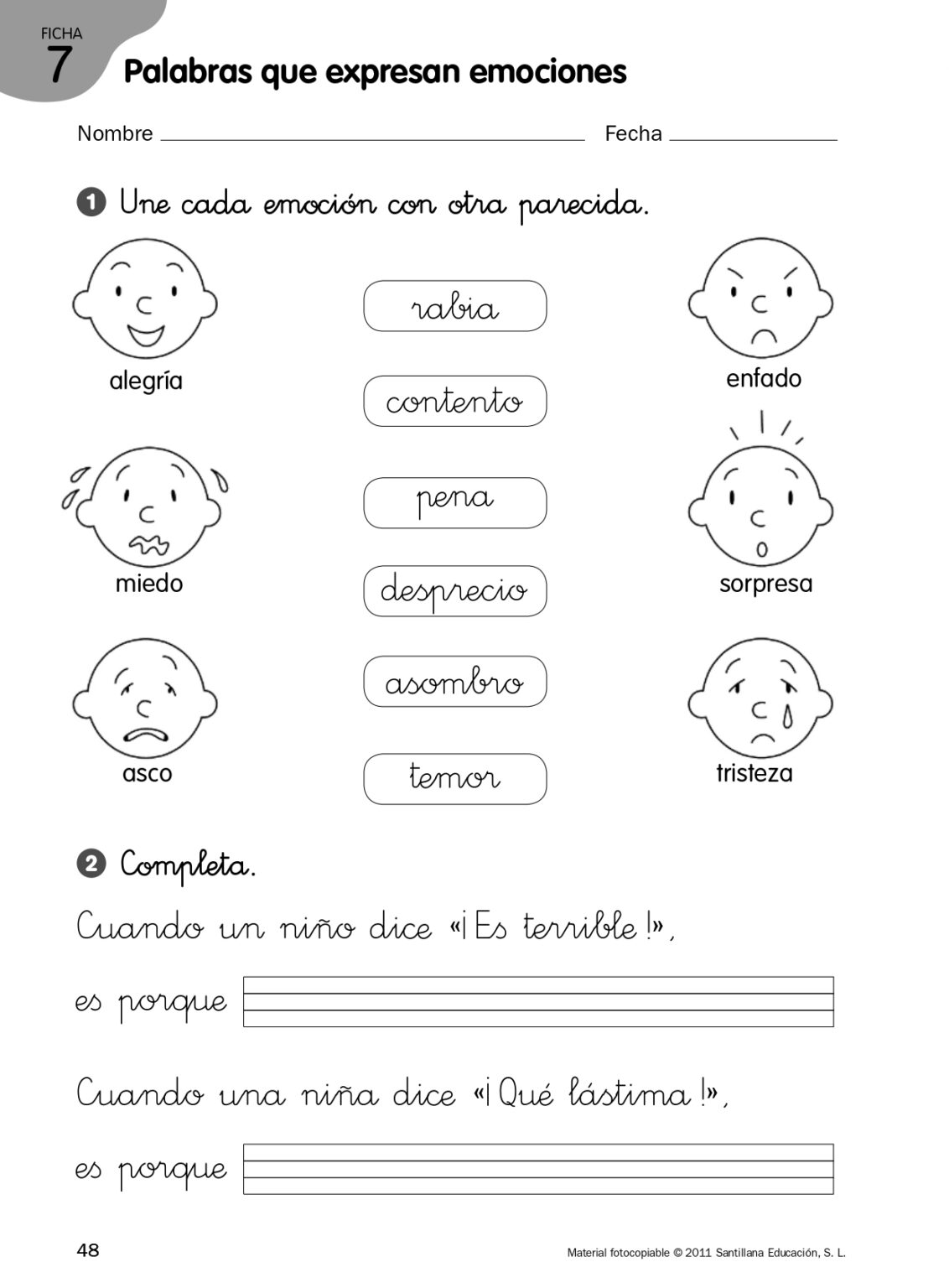 CUADERNITO EMOCIONES PRIMER CICLO PRIMARIA - Orientacion Andujar