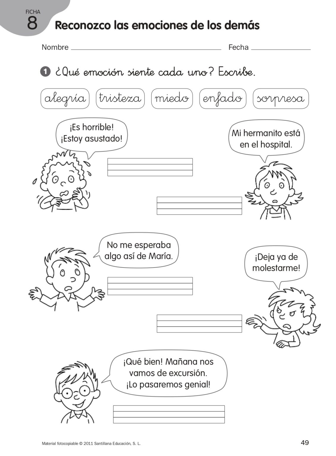 CUADERNITO EMOCIONES PRIMER CICLO PRIMARIA - Orientacion Andujar