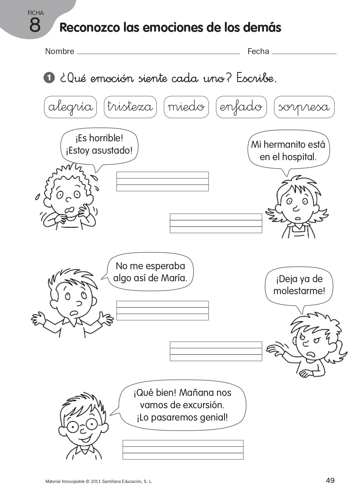 CUADERNITO EMOCIONES PRIMER CICLO PRIMARIA - Orientacion Andujar