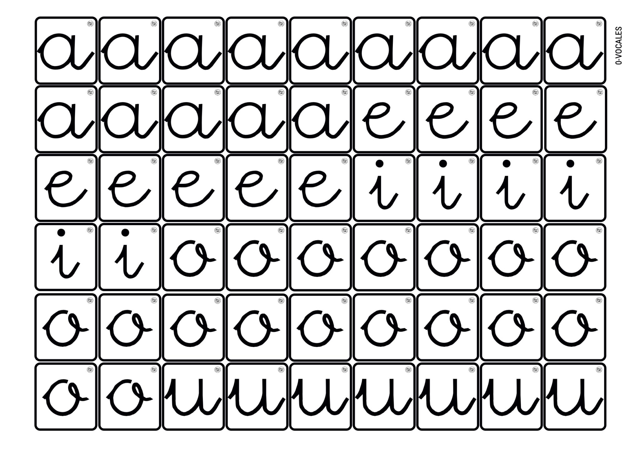 CUADERNO VOCALES INICIACIÓN A LA LECTO-ESCRITURA - Orientacion Andujar