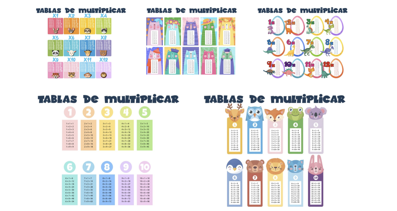Memory de Multiplicaciones: Un Juego Divertido para Practicar las ...