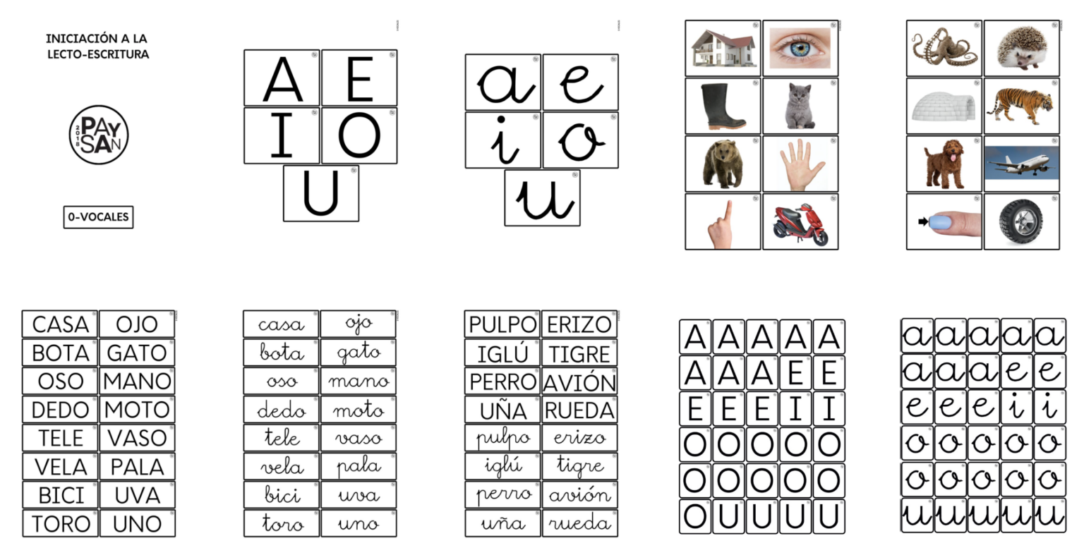 CUADERNO VOCALES INICIACIÓN A LA LECTO-ESCRITURA - Orientacion Andujar