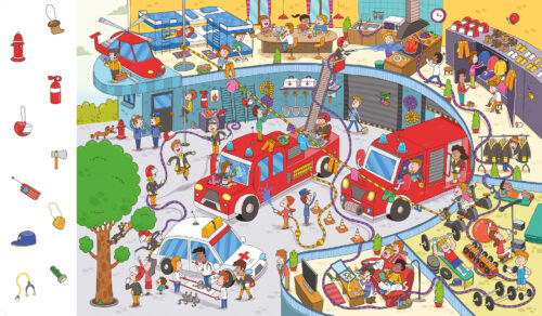 Percepción visual Coloridas fichas de atención Busca y encuentra ...