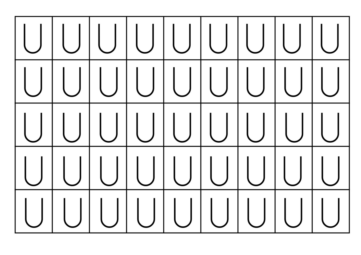 Letras del abecedario para recortar y trabajar en infantil ...